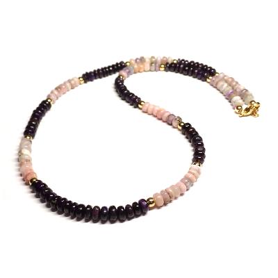 Sugilite | Collier composition 06 | Pierre naturelle