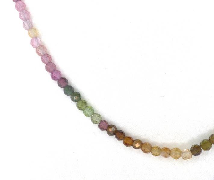 Tourmaline Multicolore Collier 08029 Tourmaline Multicolore