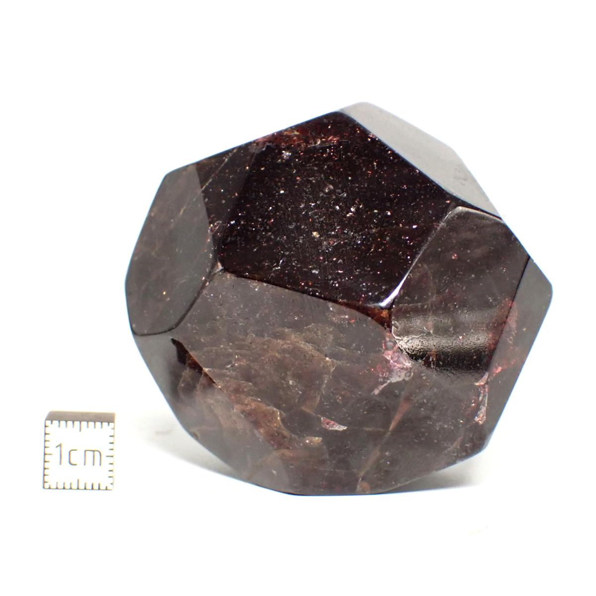 Grenat Rouge une face polie 05150 | Pierre Naturelle