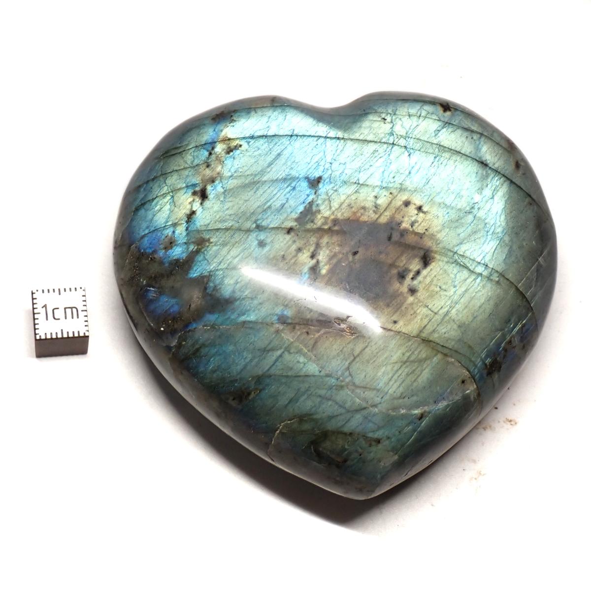 Labradorite | Coeur 2263 | Pierre Naturelle | Mnéraux